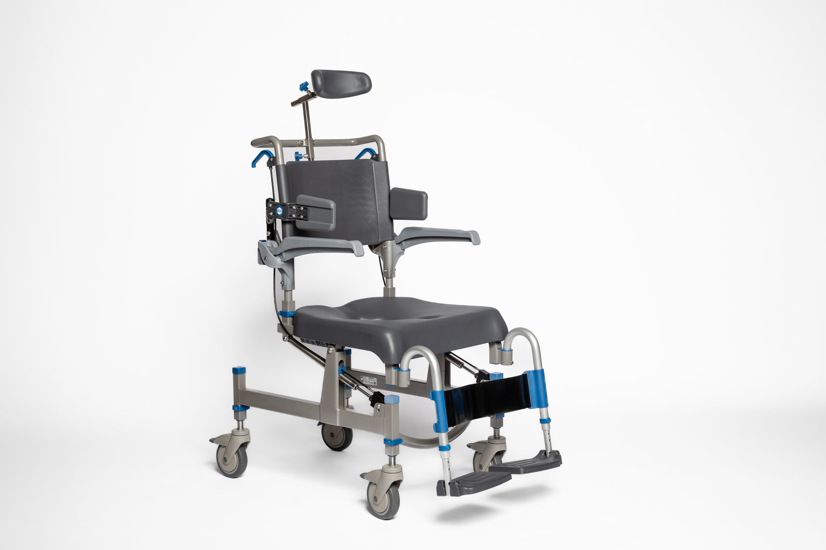 EZPZ-AT Mobile Shower Commode Chair - Attendant Tilt by Raz Design ...